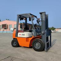 China 3 Stage Container 4.5 Mast 2T Diesel Forklift Truck ISUZU Diesel Counterbalance Yellow for sale