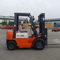 China 3 Stage Container 4.5 Mast 2T Diesel Forklift Truck ISUZU Diesel Counterbalance Yellow for sale