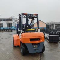 China 2.5 T Diesel Forklift Truck 2500 Kgs Diesel Operated Forklift Double Front Tires for sale