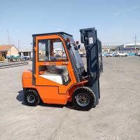 China 2500kg CPCD25 Gasoline Forklift Chinese Engine 2.5 T Forklift With Cabin for sale