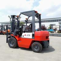 China Orange 2.5 Ton Forklift Diesel Chinese Engine FFL Mast Diesel Operated Forklift for sale