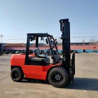 China 5000kg 5 Ton Lift Truck CPCD50 Hydraulic Transmission Diesel Powered Forklift for sale