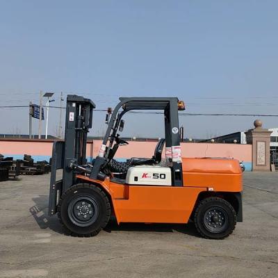 China Chinese 5 Ton Diesel Forklift CPCD50 3 Stage Mast Sideshift Heavy Duty for sale