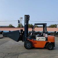 China CPCD30 Diesel Forklift 3 Ton Hinged Fork Bucket 3000kgs Balance Counterbalance for sale