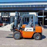 China ISUZU Engine 3000kg 3 Ton Diesel Forklift Truck With Blocks Clamp for sale