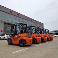 China Container Mast 3000kg Diesel Counterbalance Chinese C490 3 Ton Diesel Forklift for sale