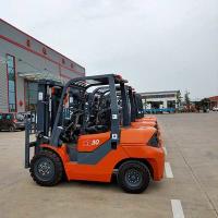 China Red 3500kgs FD5 Diesel Powered Forklift Truck ISUZU C240 Diesel Counterbalance for sale