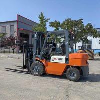 China 3T Gasoline Forklift Truck Warehouse Container Mast 4.8m Counterbalance Trucks for sale