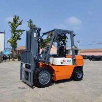 China 3T Gasoline Forklift Truck Warehouse Container Mast 4.8m Counterbalance Trucks for sale
