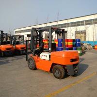 China Orange 4000kg Gasoline Forklift CPCD40 Gasoline Counterbalance Forklift Truck for sale