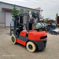 China 3.5 Ton LP Gas Forklift Wide View Mast Lpg Powered Forklift Used In Warehouse for sale