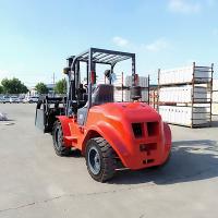 China FR30 Small Off Road Forklift 3000kg Two Wheel Drive Rough Terrain Forklift for sale