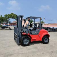 China Chinese Xinchai A495BPG All Terrain Fork Lifts 3500kgs Rough Terrain Fork Truck for sale