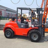 China Chinese Xinchai A495BPG All Terrain Fork Lifts 3500kgs Rough Terrain Fork Truck for sale