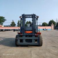 China Chinese YUNNEI Diesel Engine 4X4 Forklift 3500kg All Terrain Forklift for sale