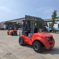 China 2.5 Ton Off Road Forklift Big Pneumatic Tires 2500kg Compact Rough Terrain Forklift for sale