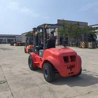 China 2.5 Ton Off Road Forklift Big Pneumatic Tires 2500kg Compact Rough Terrain Forklift for sale