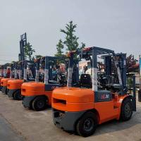 China 3T Diesel Powered Forklift ISUZU C240 Diesel Forklift 3 Ton Full Free Lift Mast 4.5m for sale