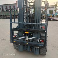 China 3500kg CPCD35 Diesel Powered Forklift Truck With Duplex Full Free Lift Mast for sale
