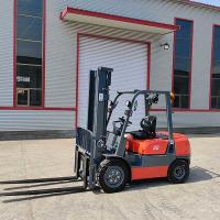 China 3500kg CPCD35 Diesel Powered Forklift Truck With Duplex Full Free Lift Mast for sale