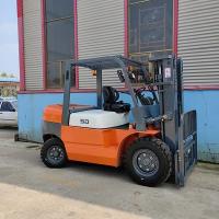 China 5000kgs Counter Balance Lift 5 Ton Forklift Quanchai Diesel Operated Forklift for sale