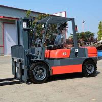 China CPCD50 Forklift Diesel 5 Ton 4.5m Mast 5000kg Counterbalance Lift Truck for sale