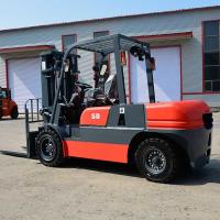 China 3m Mast Cpcd50 5 Ton Diesel Forklift Chinese Engine Counterbalance Trucks Orange for sale