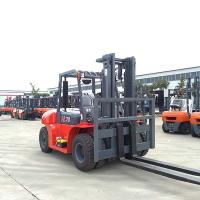 China 7000kgs Chinese Diesel Operated Forklift Sideshift CPCD70 Balance Forklift for sale