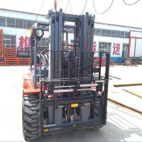 China 3500kg FR35 Compact All Terrain Forklift Truck A498BPG Diesel Engine Forklift for sale