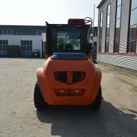China 3500kg Four Wheel Drive Forklift ISUZU Engine Rough Terrain Forklift for sale