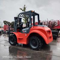China 4 Ton Rough Terrain Forklift YANMAR 4TNE98 Engine All Wheel Drive Forklift for sale