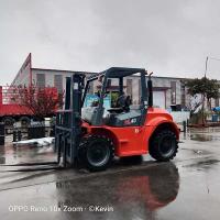 China 4 Ton Rough Terrain Forklift YANMAR 4TNE98 Engine All Wheel Drive Forklift for sale