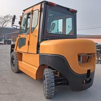 China Closed Mast 5000kgs Diesel Powered Forklift CPCD50 Japanese Diesel Engine Forklift for sale