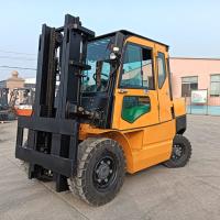 China Closed Mast 5000kgs Diesel Powered Forklift CPCD50 Japanese Diesel Engine Forklift for sale