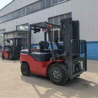 China CPCD35 Diesel Lift Truck 4.5m Mast 3.5 Ton Diesel Forklift With Solid Tires for sale