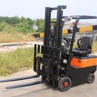China Container Mast CPD12 Lead Acid Battery Forklift 1200kgs 2 Stage Electric Fork Lifts for sale