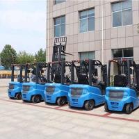 China CPD35 3.5 Ton Electric Forklift Container Mast Lead Acid Battery Forklift for sale
