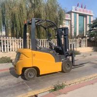 China CPD35 3.5 Ton Electric Forklift Container Mast Lead Acid Battery Forklift for sale