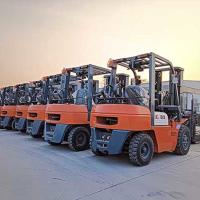 China CPCG35 3500KG Gasoline Forklift Triplex Mast Counter Balance Truck for sale