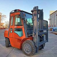 China New Diesel Forklift Truck 3500kgs 3.5 Ton Forklift Diesel With Cabin for sale