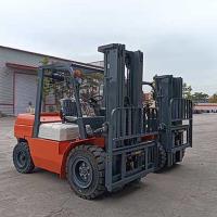 China 3500 Kgs Petrol Forklift 3.5 Ton Chinese Engine Counterbalance Lift Truck for sale