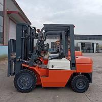 China 3500 Kgs Petrol Forklift 3.5 Ton Chinese Engine Counterbalance Lift Truck for sale