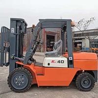 China 4 Ton Gasoline Powered Forklift 4000kgs CPCD40 6m Mast Counterbalance Lift for sale