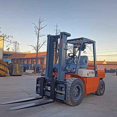 China Chinese Gasoline Powered Forklift 5000kg CPCD50 Counter Balanced Lift Truck for sale