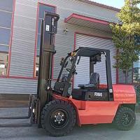 China Duplex 3m 5 Ton Gasoline Powered Forklift Side Shifter Counterbalance Lift for sale