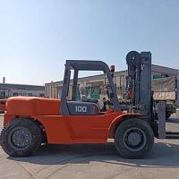 China XICHAI 6110 Diesel Engine Forklift 6 Cylinders 10000kg FD100 Diesel Lift Truck for sale