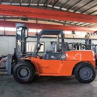 China FD100 Diesel Operated Forklift 10000kg ISUZU 6BG1 4m Mast Forklift Counter Balance for sale