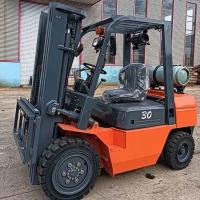 China 3 TON Dual Fuel Forklift Warehouse Lpg Counterbalance Forklift for sale