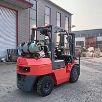 China Chinese Engine LPG Counterbalance Forklift GQ-4Y Counter Balance Fork Truck for sale