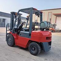 China 3500 Kgs 3.5 Ton LPG Forklift Truck Standard Mast EPA PSI Dual Fuel Forklift for sale